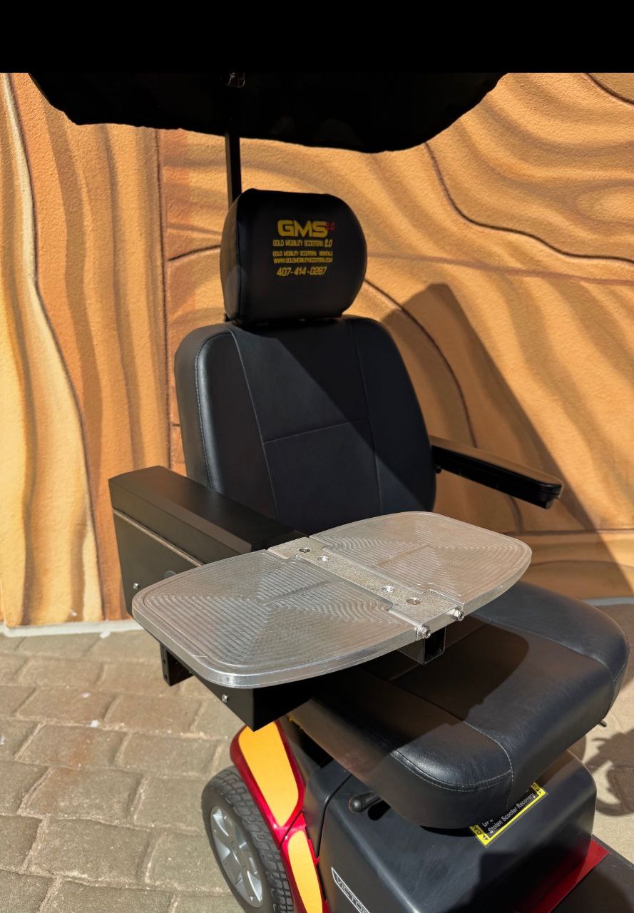 Foldable Scooter Tray – Premium Add-on – Gold Mobility Scooters of ...